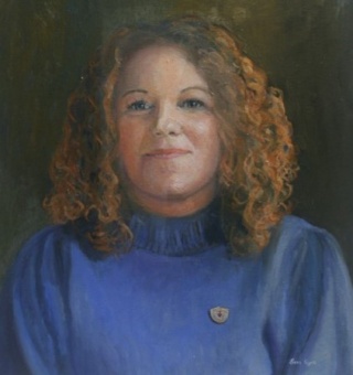 Executive Director, Patricia Friel, participates in Sara Kyne’s portrait exhibition | Mary's ...